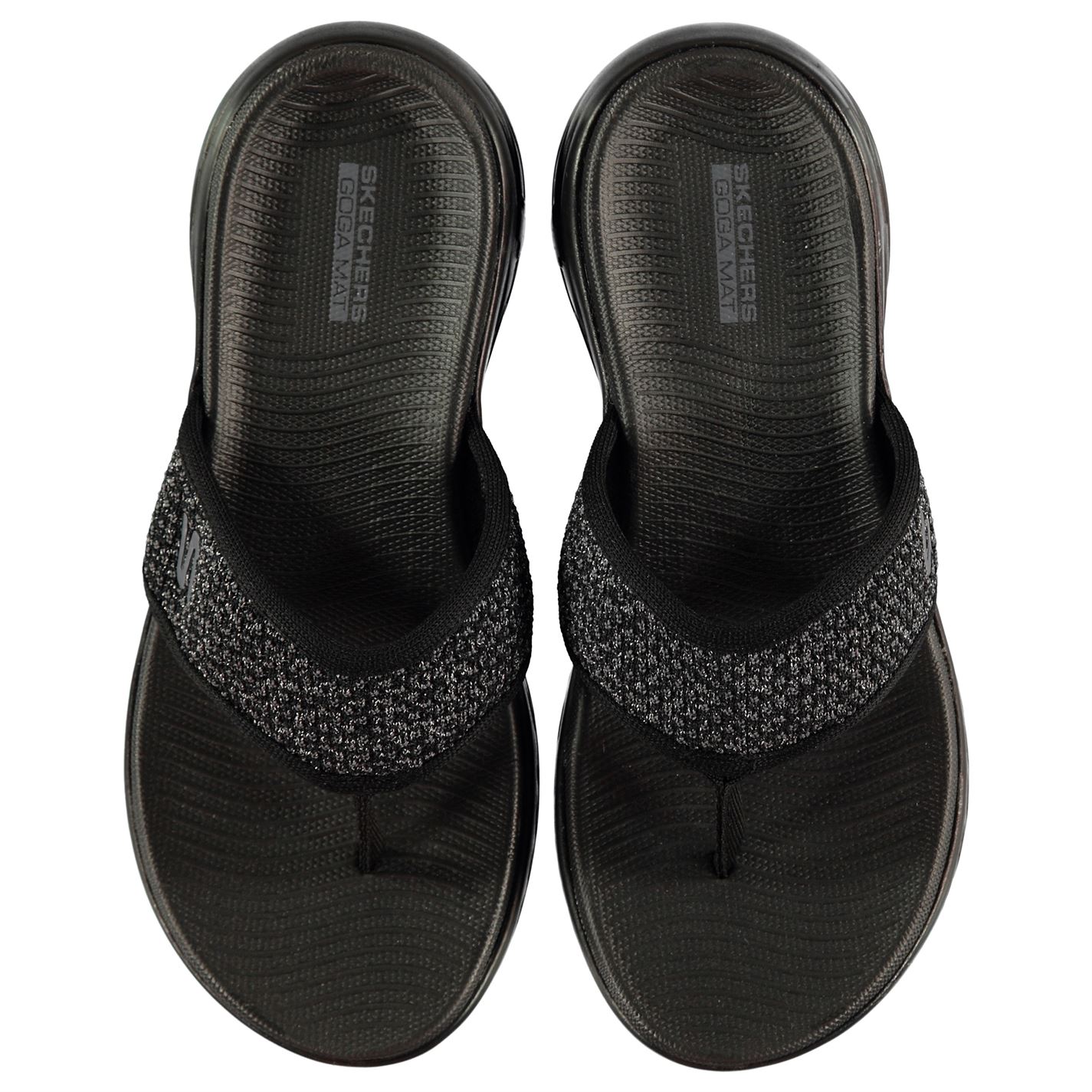 Skechers OTG Glossy Flip Flops Ladies