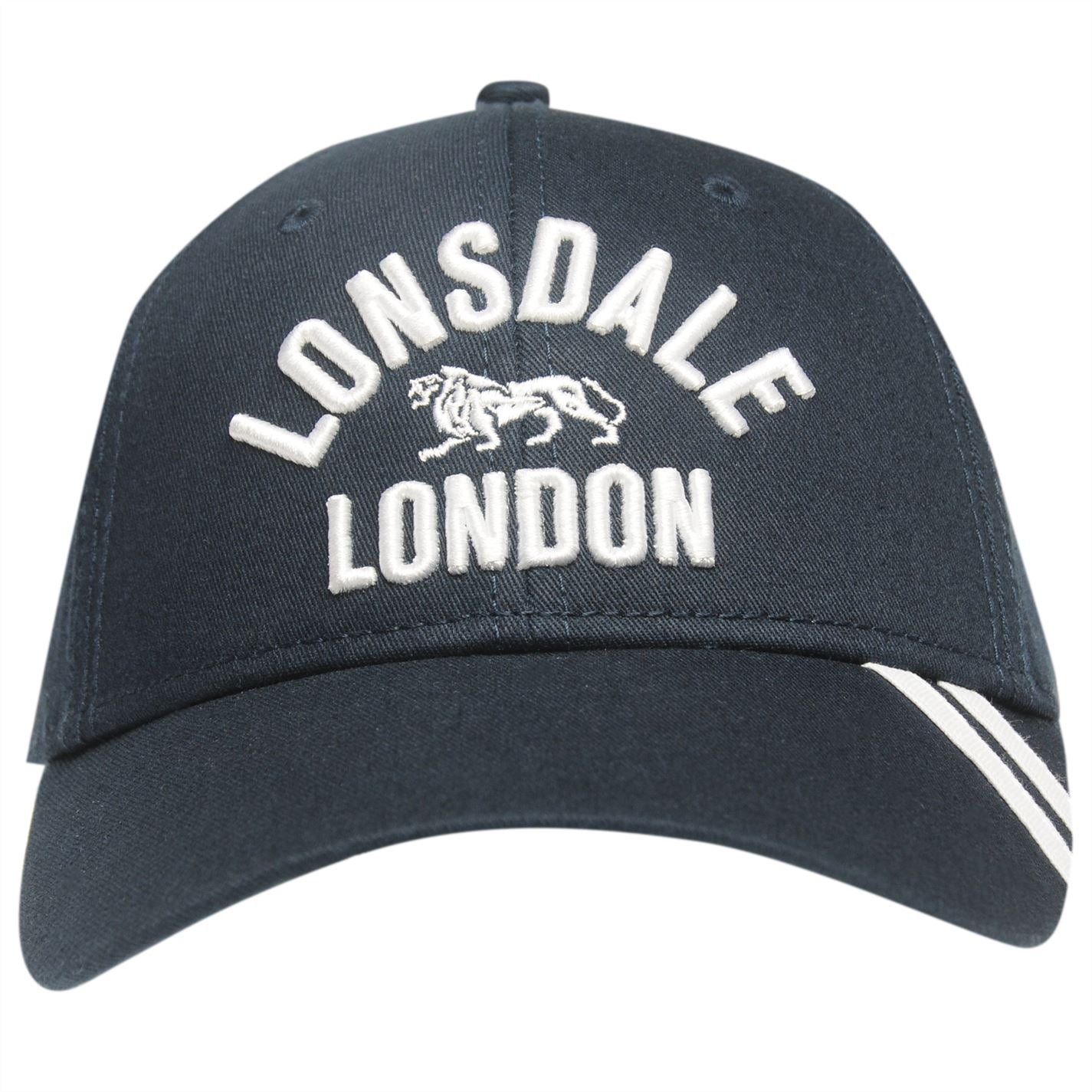 Lonsdale 2 Stripe Cap Mens