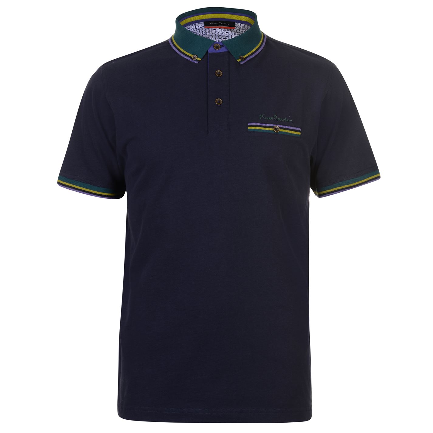 Pierre Cardin Multi Jersey Polo Shirt Mens