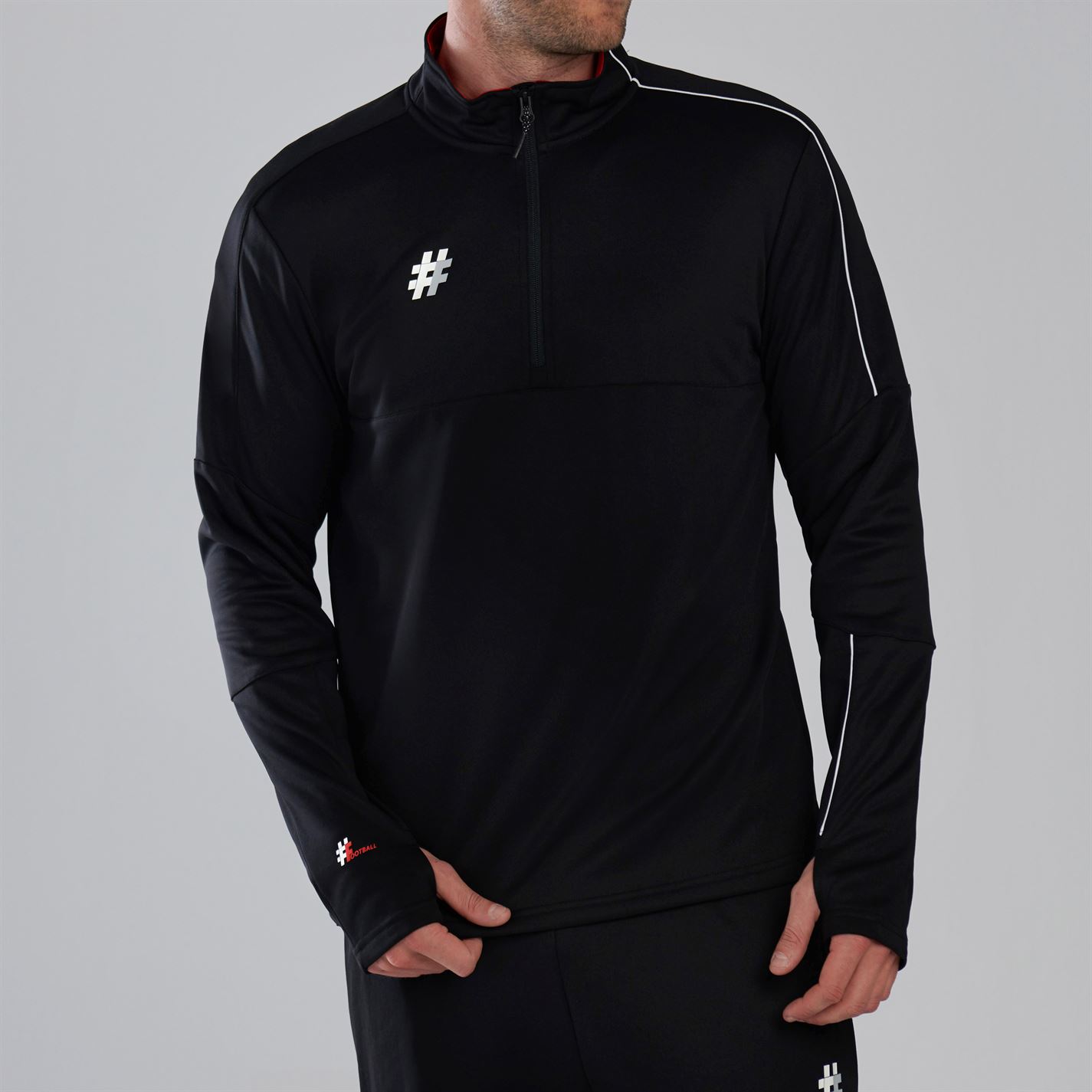 Five Stadium Quarter Zip Funnel Neck Top Mens
