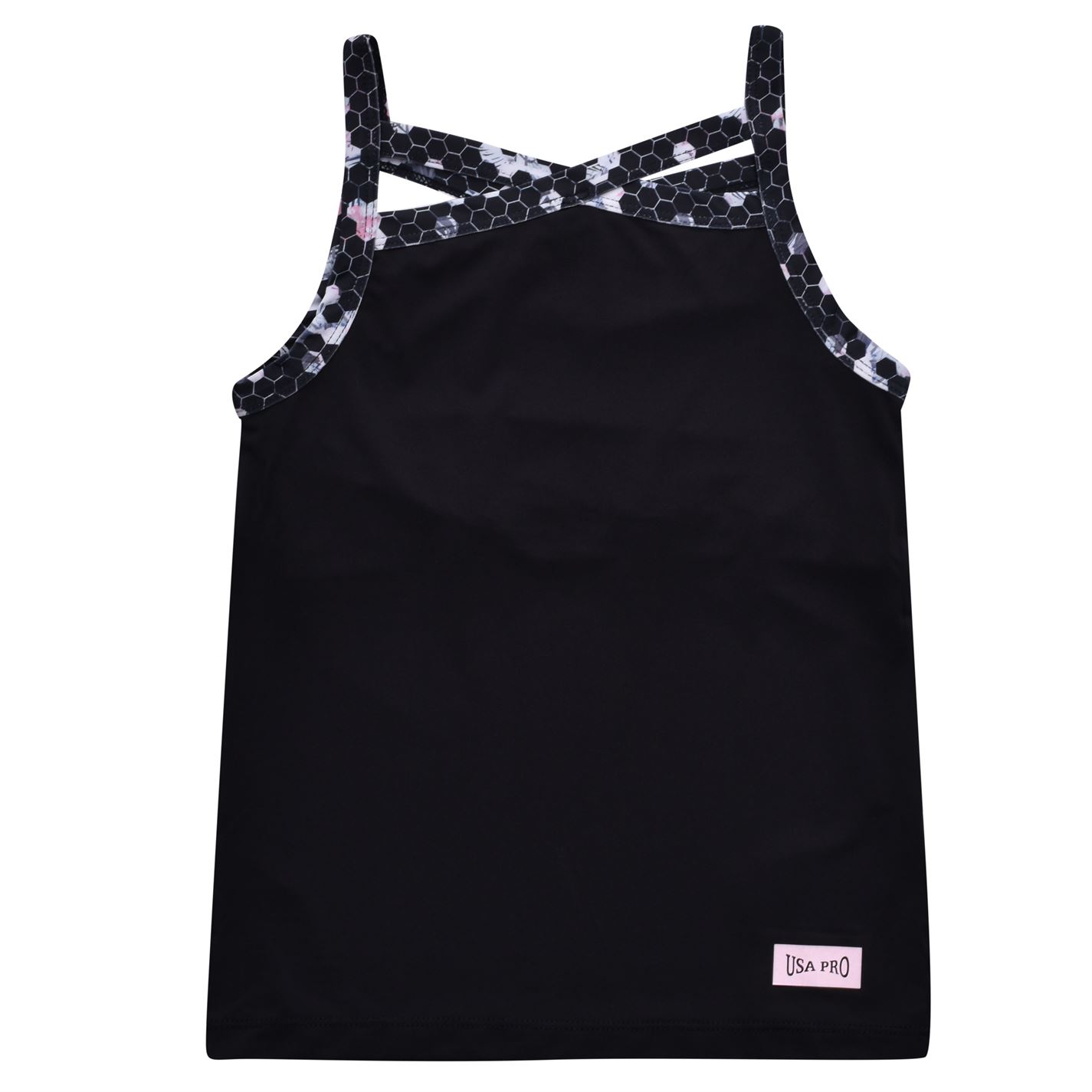 USA Pro Little Mix X Strap Vest Junior Girls