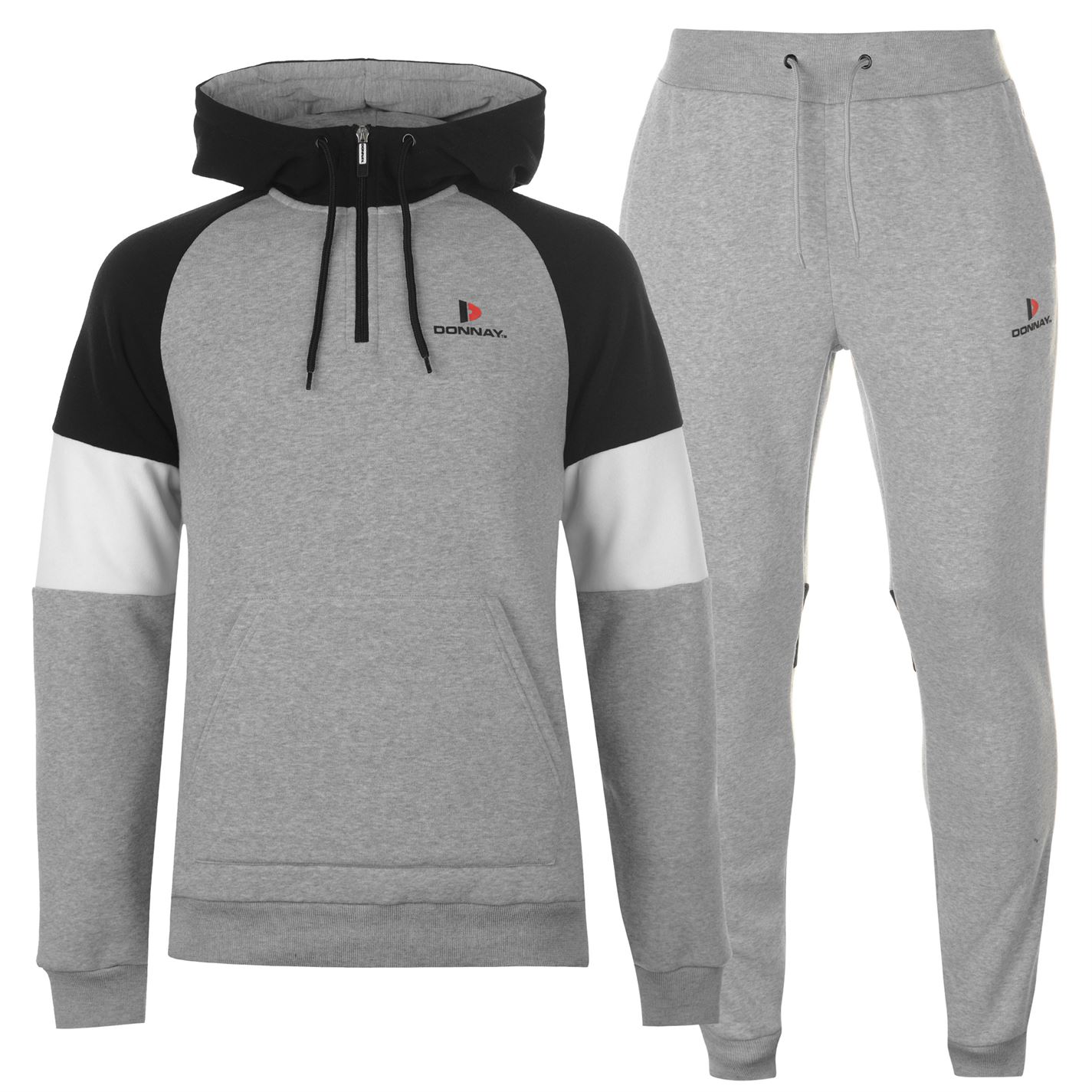 Donnay quarter Zip Tracksuit Mens