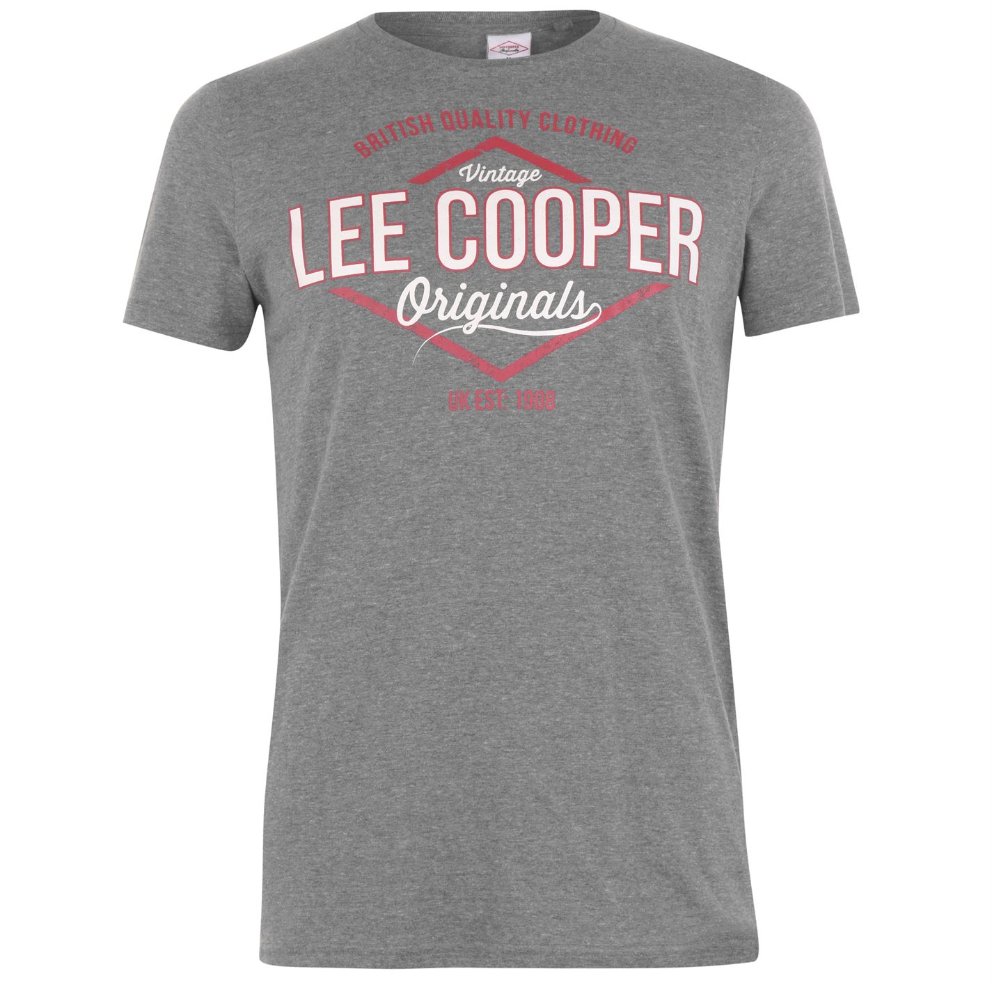 Lee Cooper Logo T Shirt Mens
