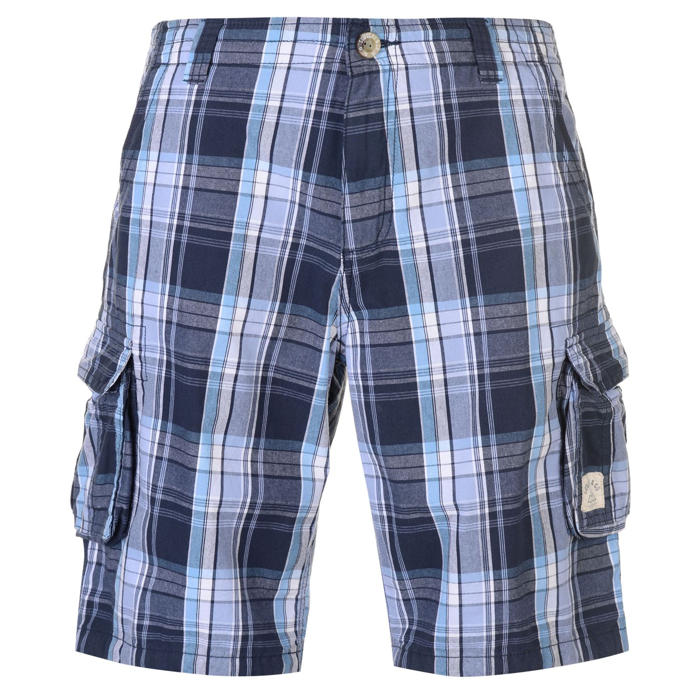 SoulCal Checked Cargo Shorts Mens