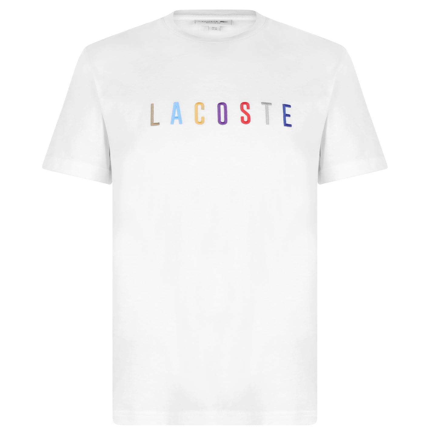 Lacoste Rainbow Logo T Shirt