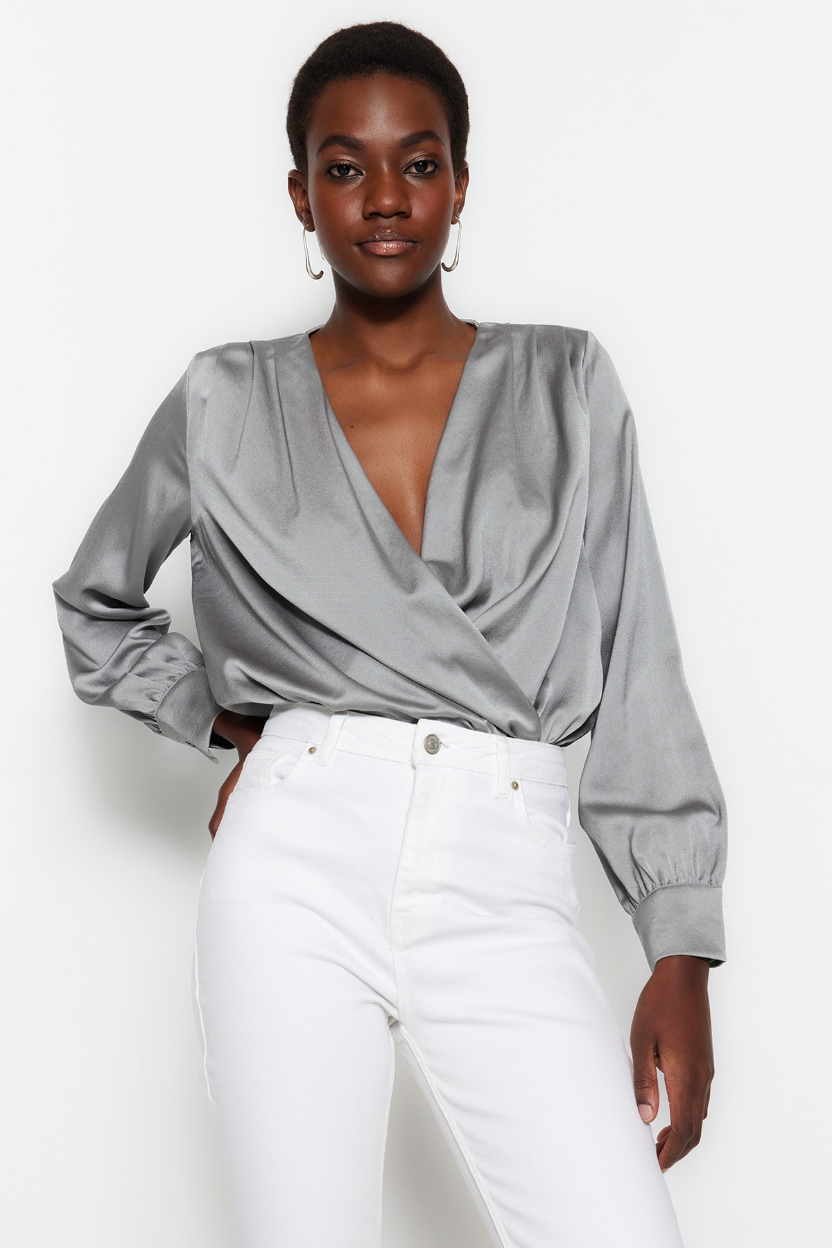 Body de damă Trendyol V-neck