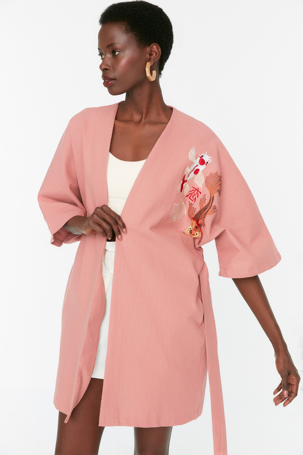 Chimono dama Trendyol Embroidered