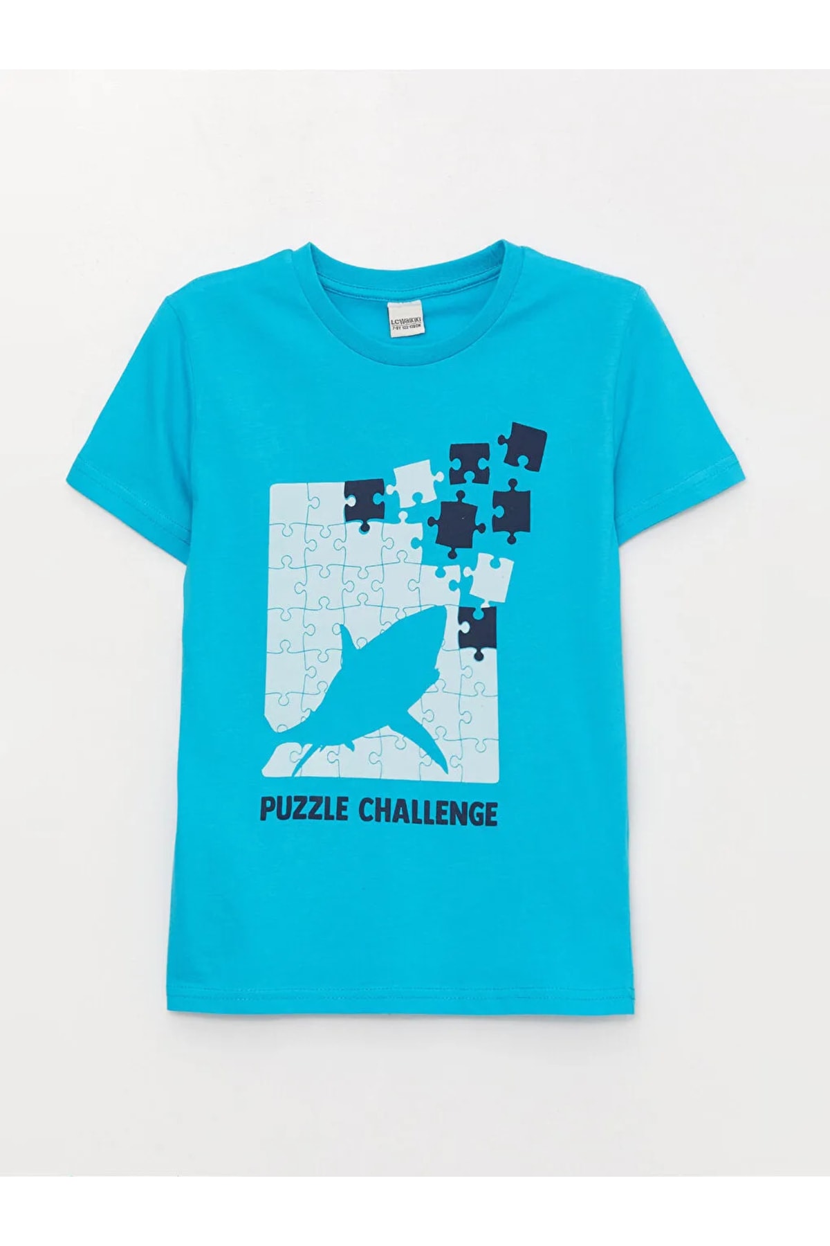 LC Waikiki LCW Kids Crew Neck Printed Short Sleeved Boys' T-Shirt.