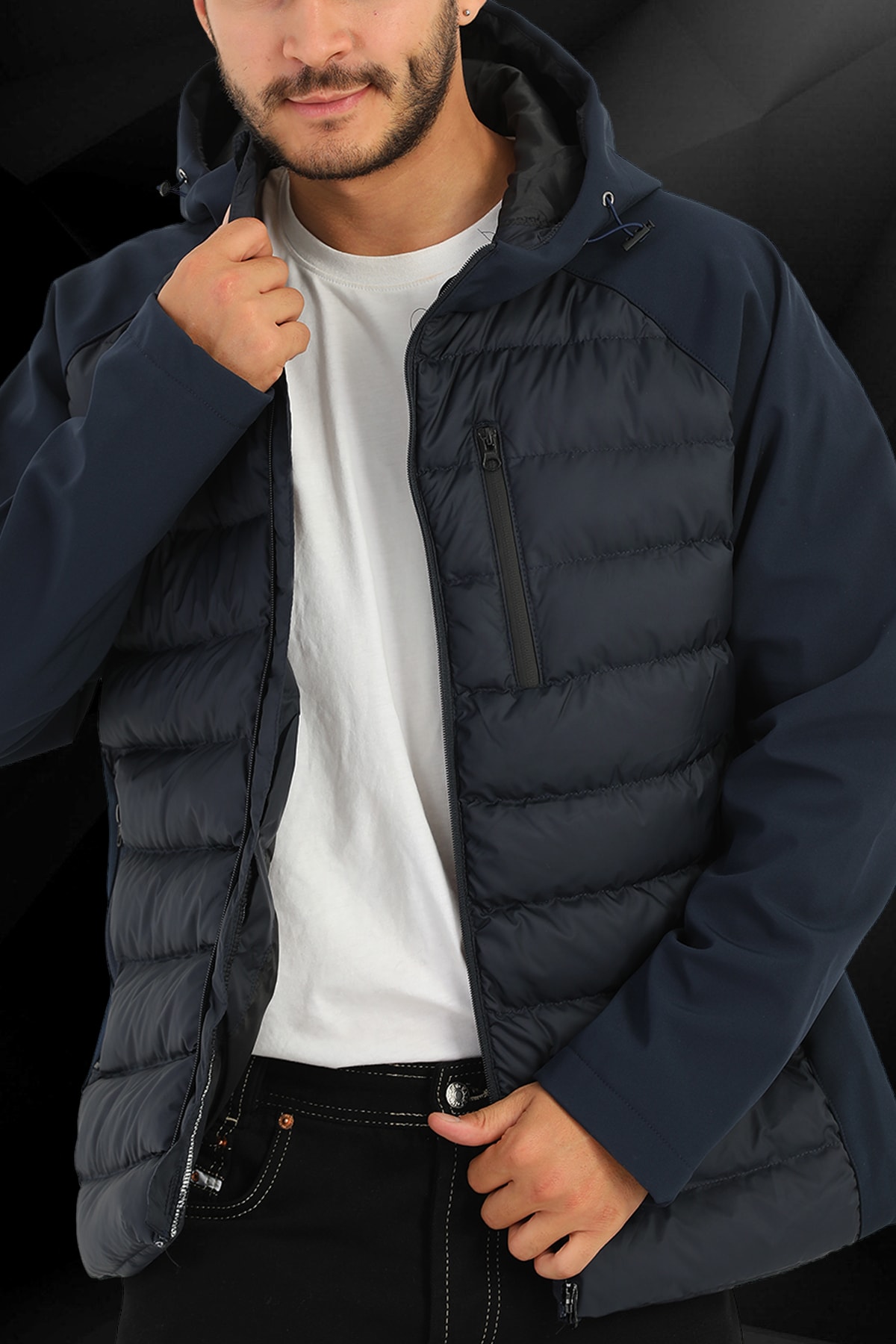 River Club Men's Softshell Insulation Hybrid Lightweight Inflatable ...