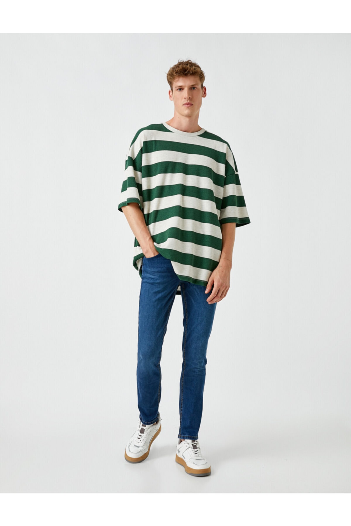 Koton Men's Indigo Michael Skinny Fit Jeans