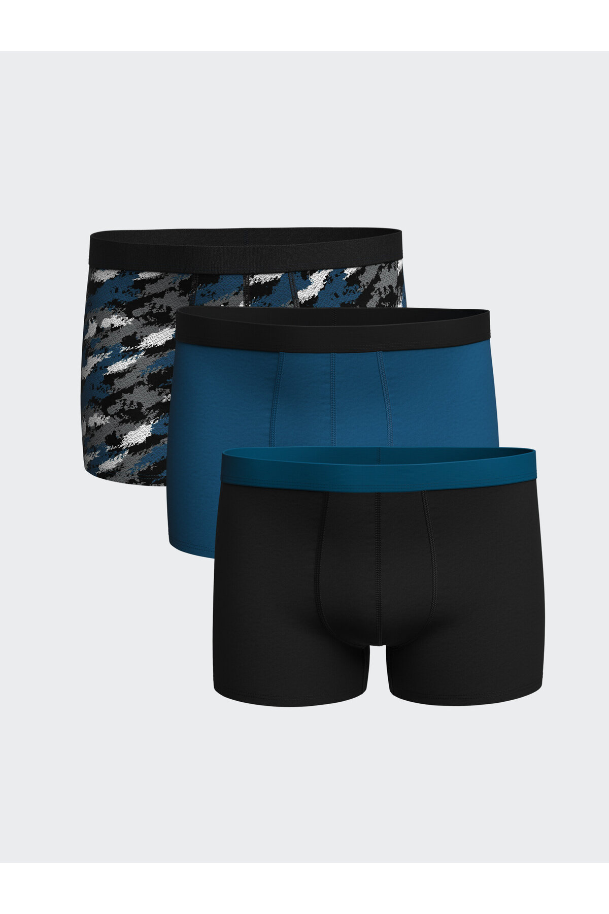 LC Waikiki 3-Pack Standard Mold Flexible Fabric Men's Boxer