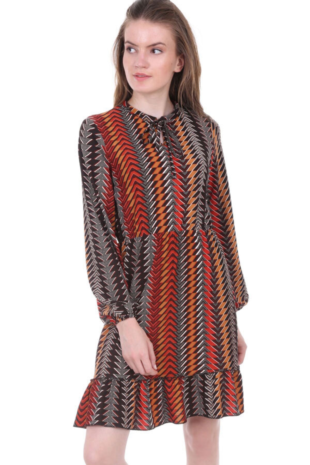 Bigdart 1634 Elastic Waist Tunic - Tile