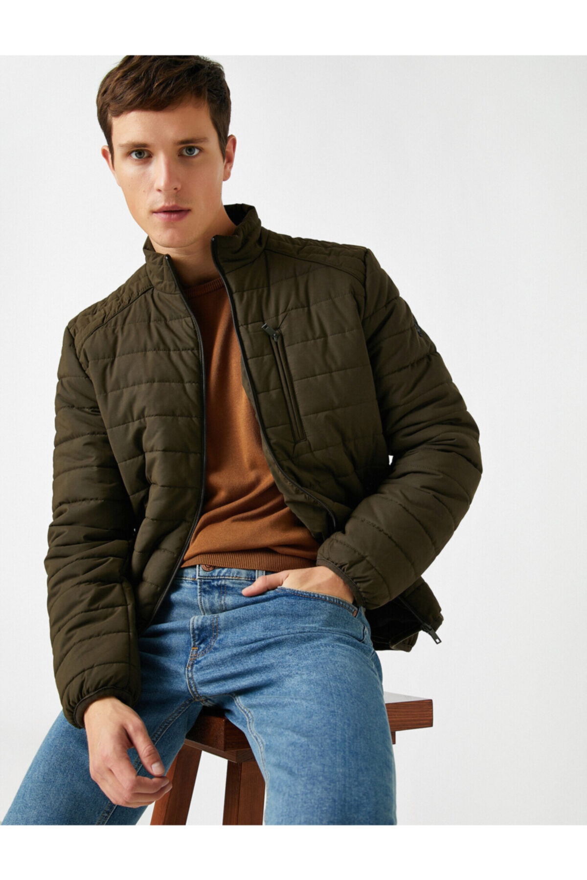 Koton Men's Khaki Jackets