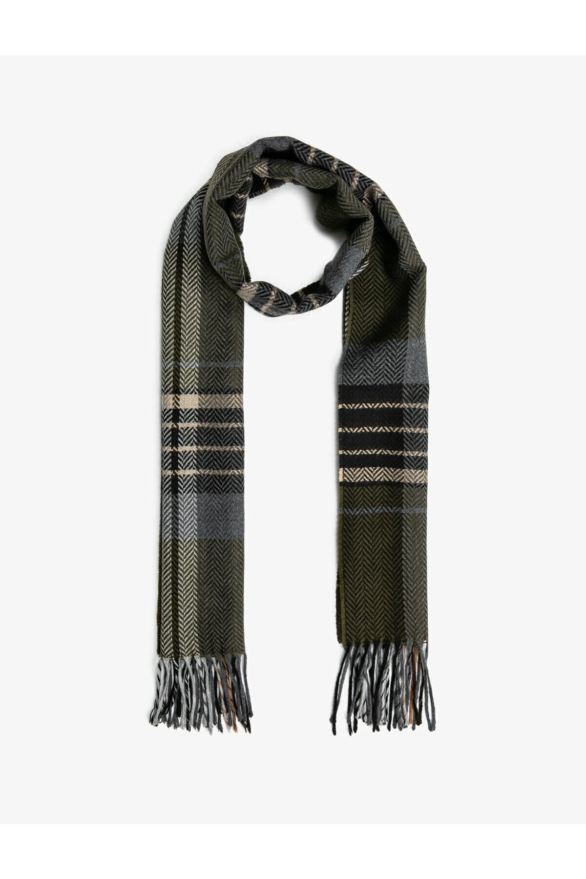 Koton Scarf - Gray - Casual