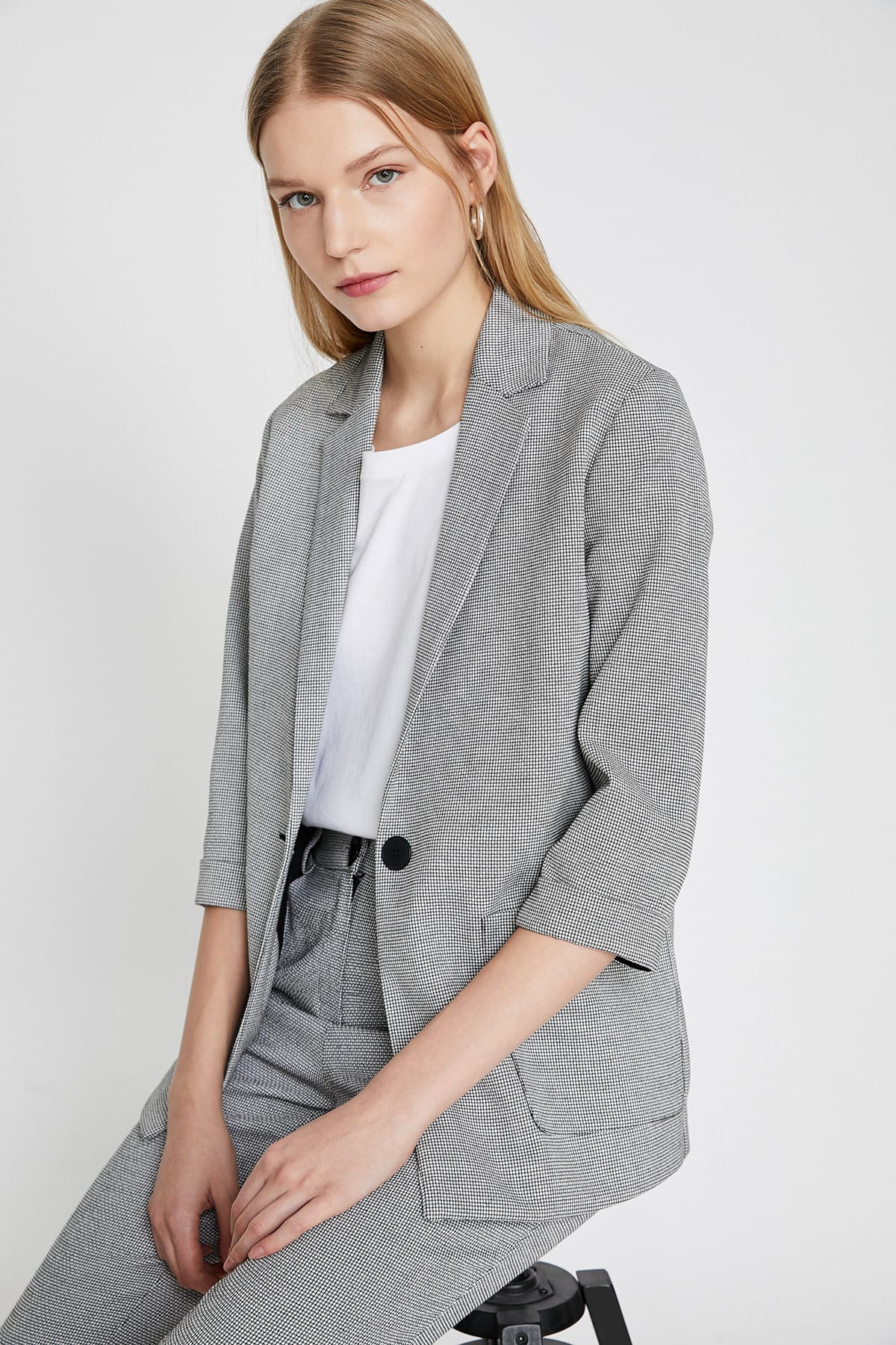 Koton Jacket - Black - Regular fit