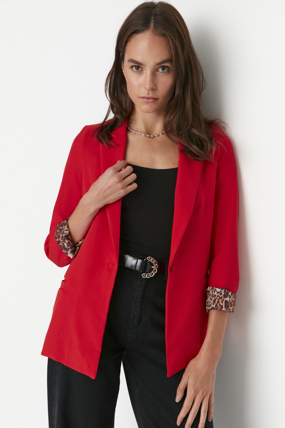 Női blézer Trendyol Detailed