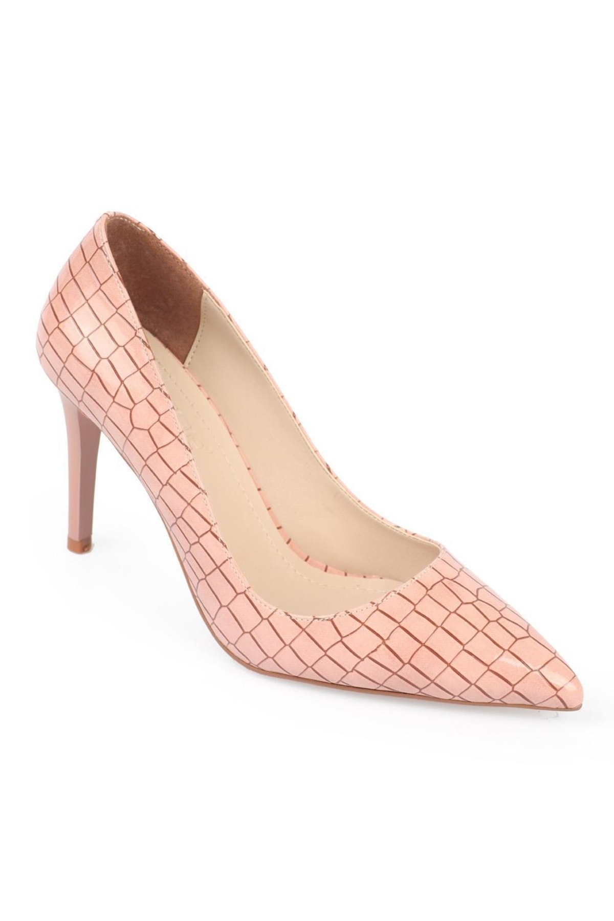 Capone Outfitters Capone Pointed Toe Crocodile Patterned Patent Leather ...