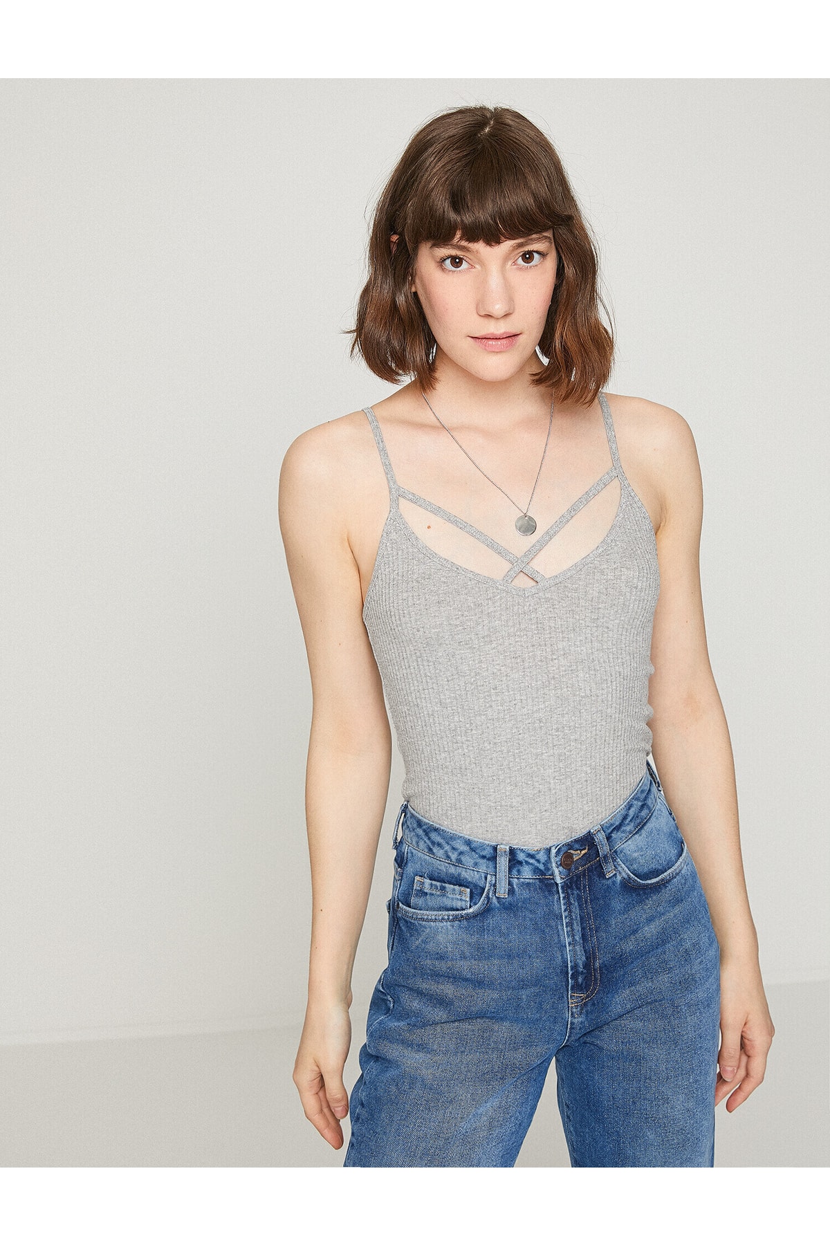 Koton Women's Gray Singlets