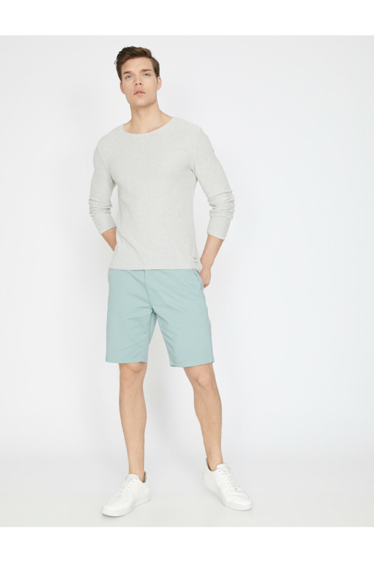 Koton Men's Green Pocket Detailed Shorts