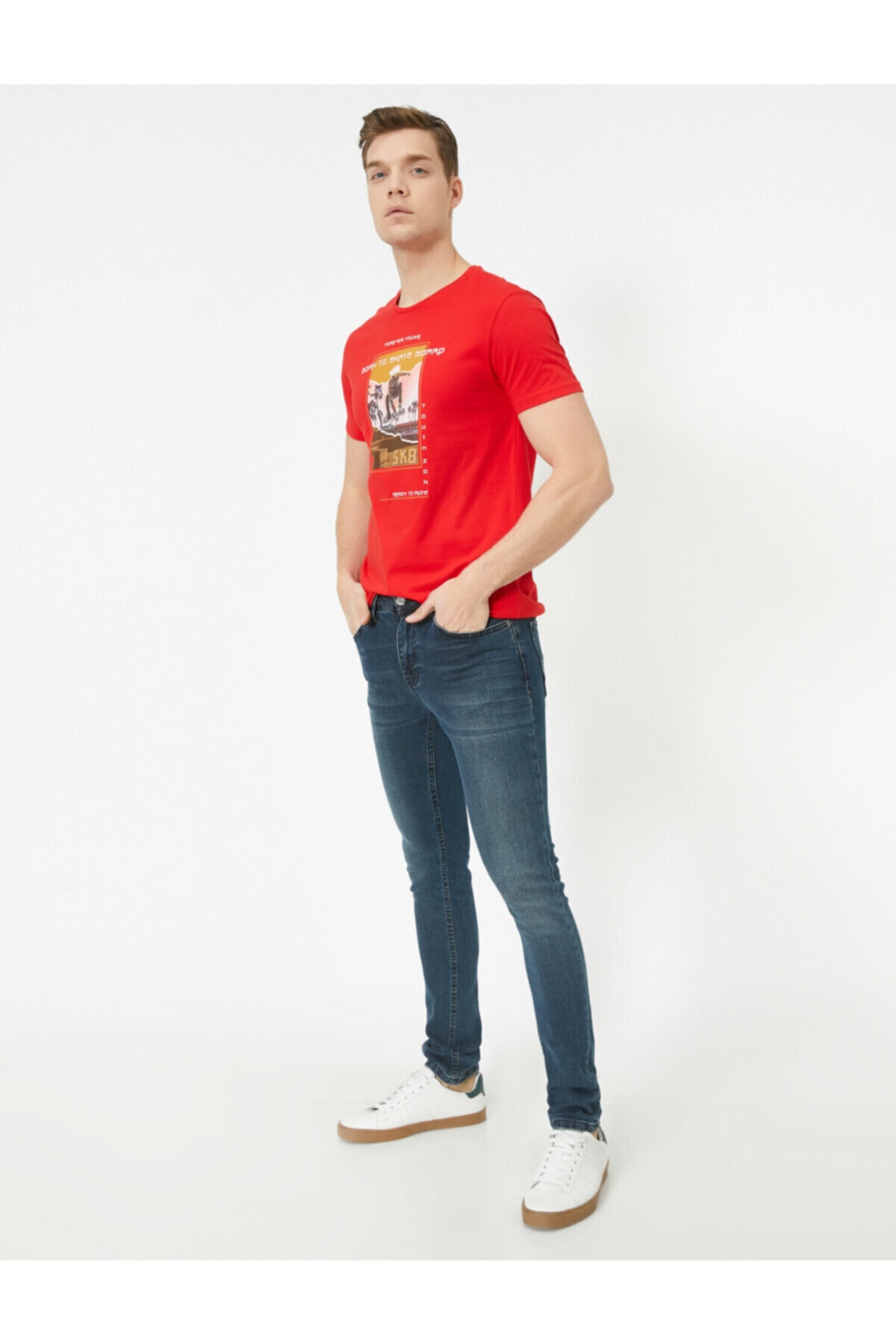 Koton Men's Green Justin Jeans