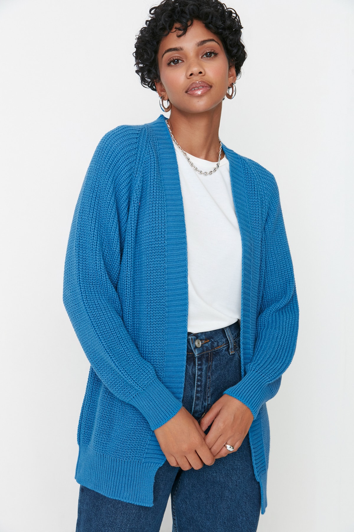 cardigan-dama-trendyol-mesh-detailed