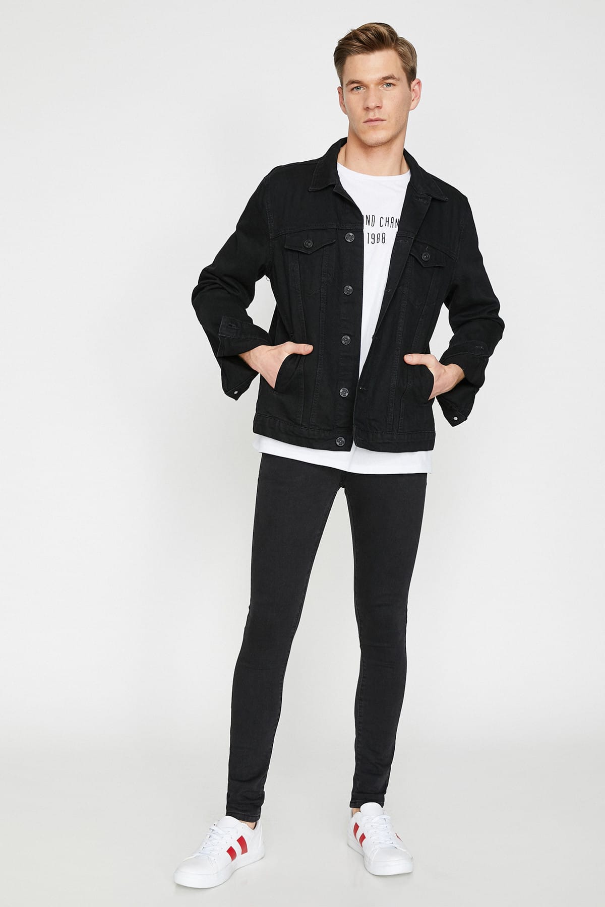 Koton Men's Black Jeans