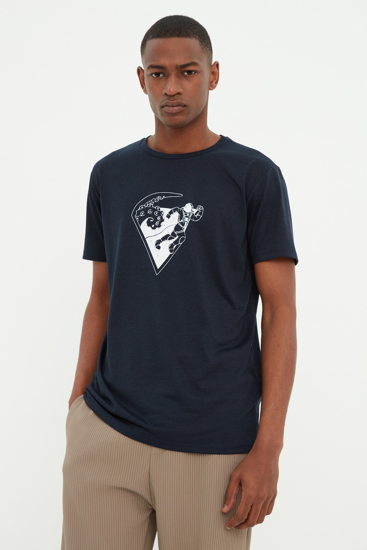 Tricou bărbați Trendyol Cycling collar