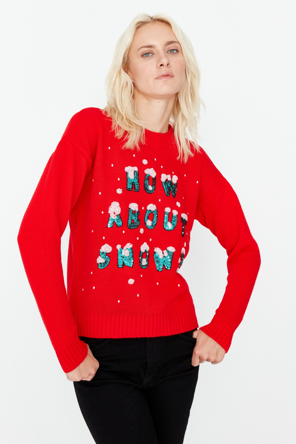 Pulover dama Trendyol Christmas