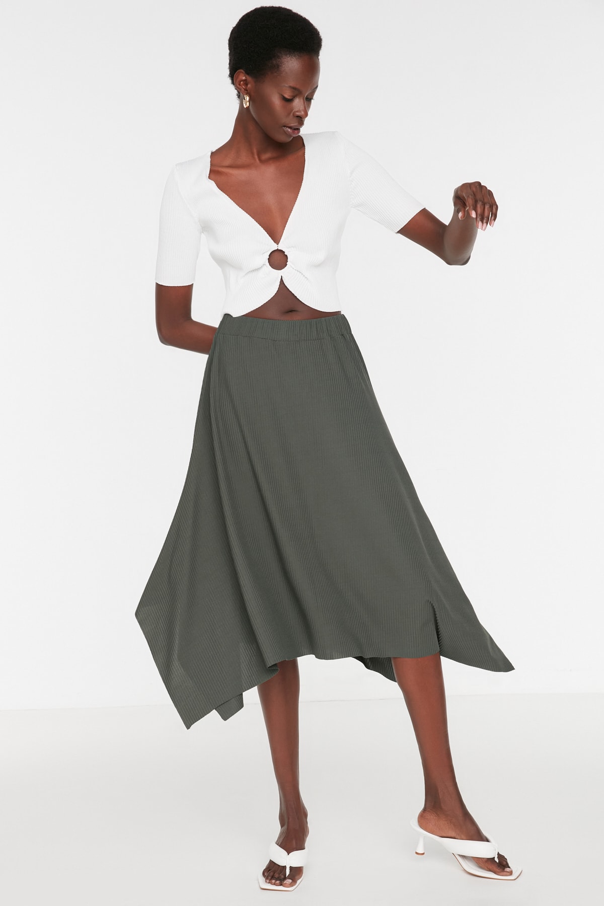 Fusta dama Trendyol Knitted