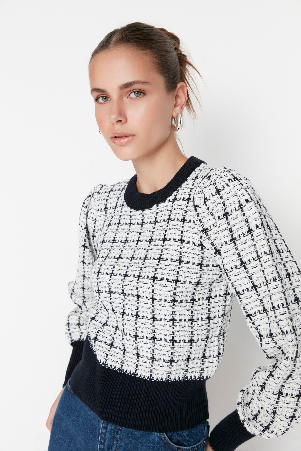 Pulover dama Trendyol Patterned