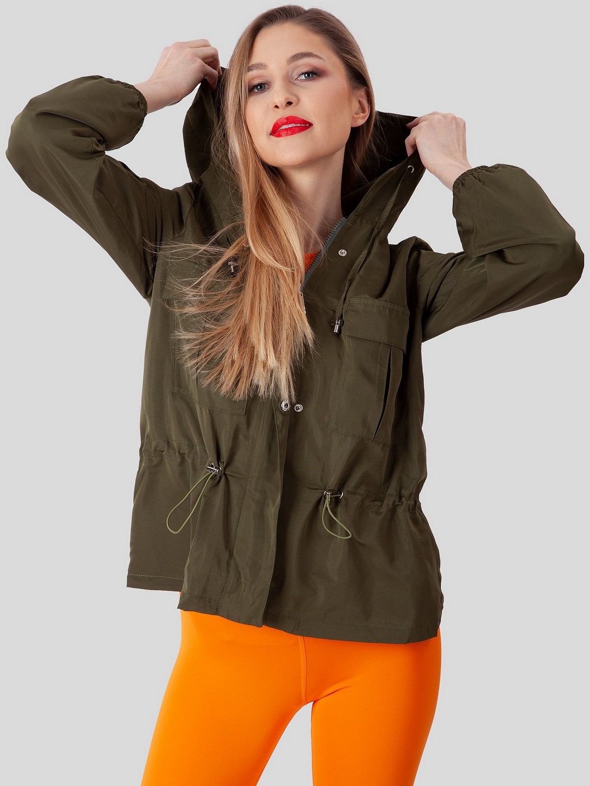 PERSO Woman's Women's light spring jacket with pockets