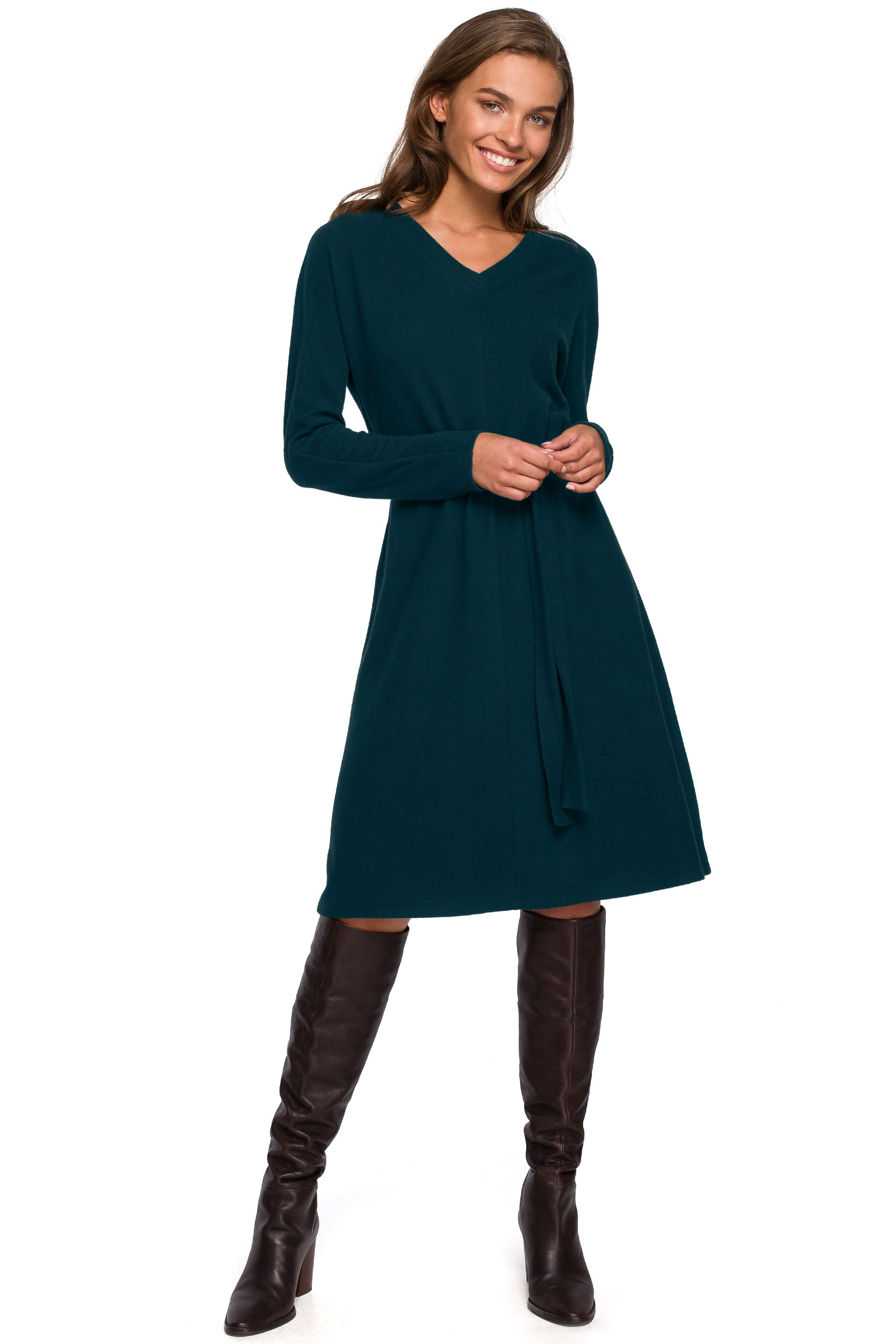 Stylove Woman's Dress S250 Dark
