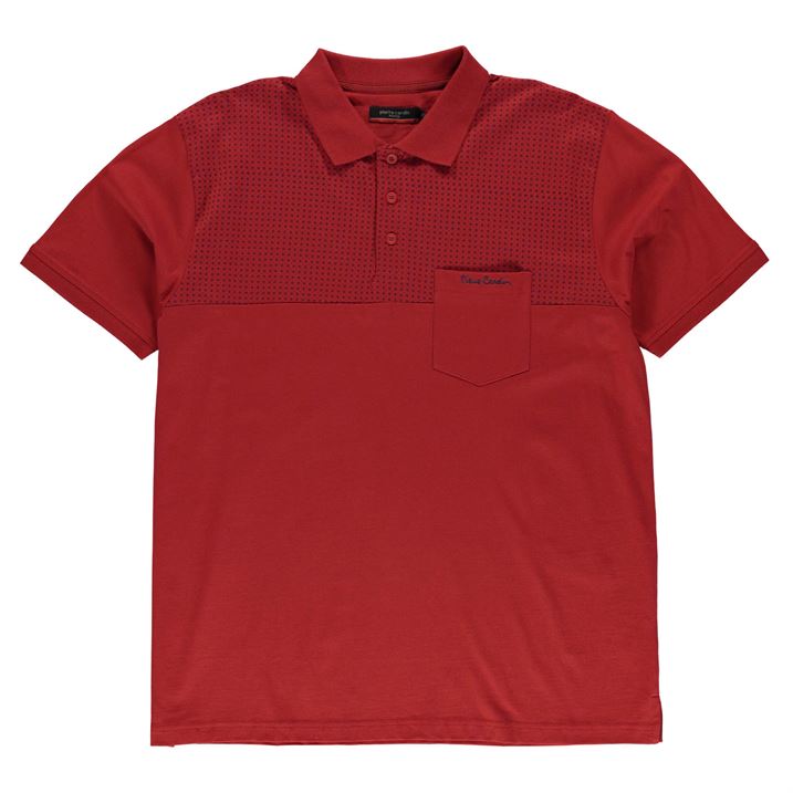 Pierre Cardin XL Panel Polo Shirt Mens