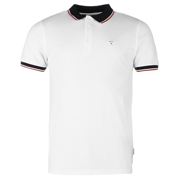 Soviet Tipped Polo Shirt