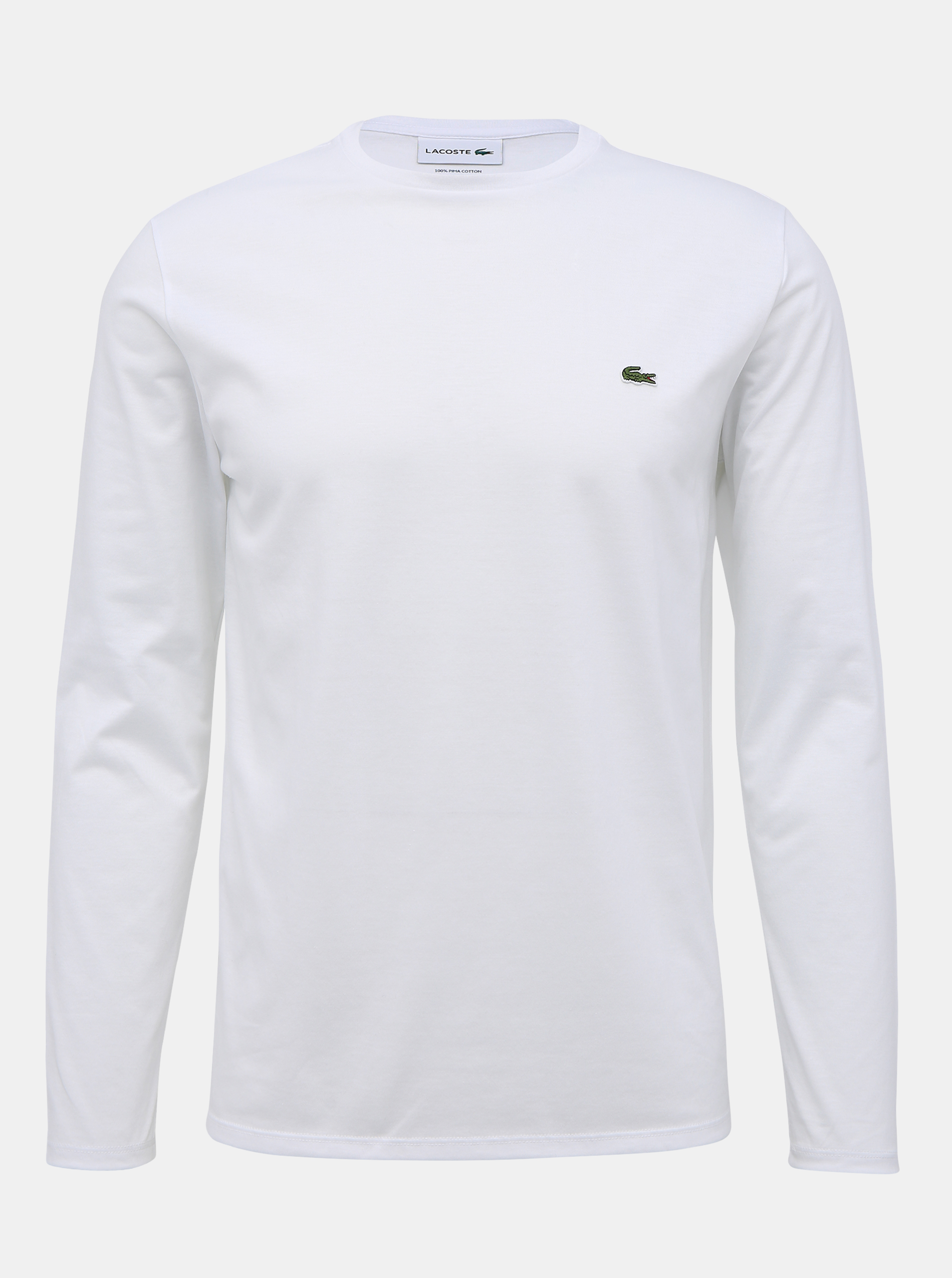 White Men's Basic T-Shirt Lacoste