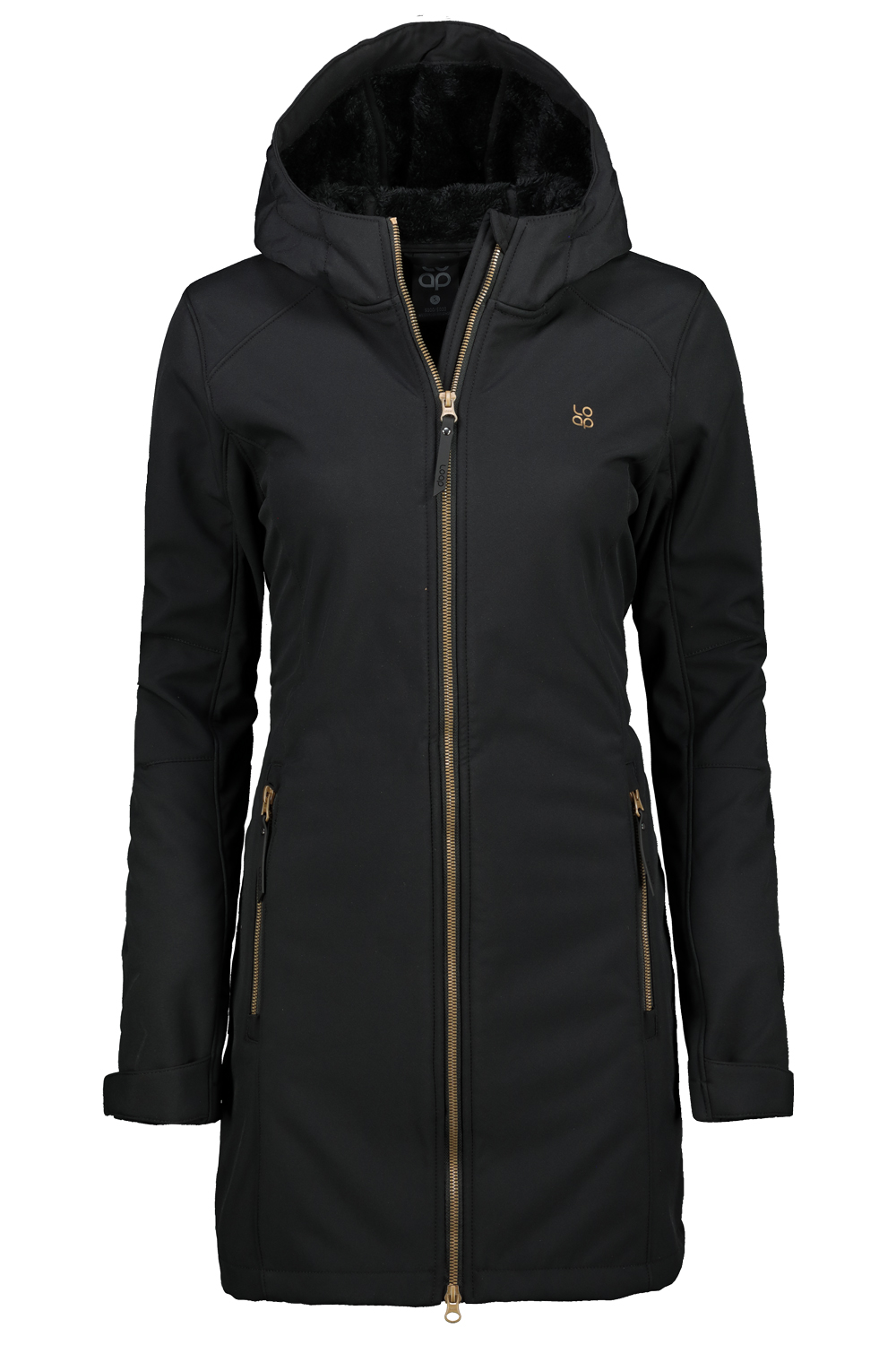 Czarny damski płaszcz softshell LOAP Lywiena