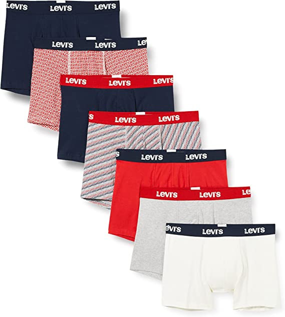 7PACK men's boxer shorts Levis multi-colored (701222089 003)