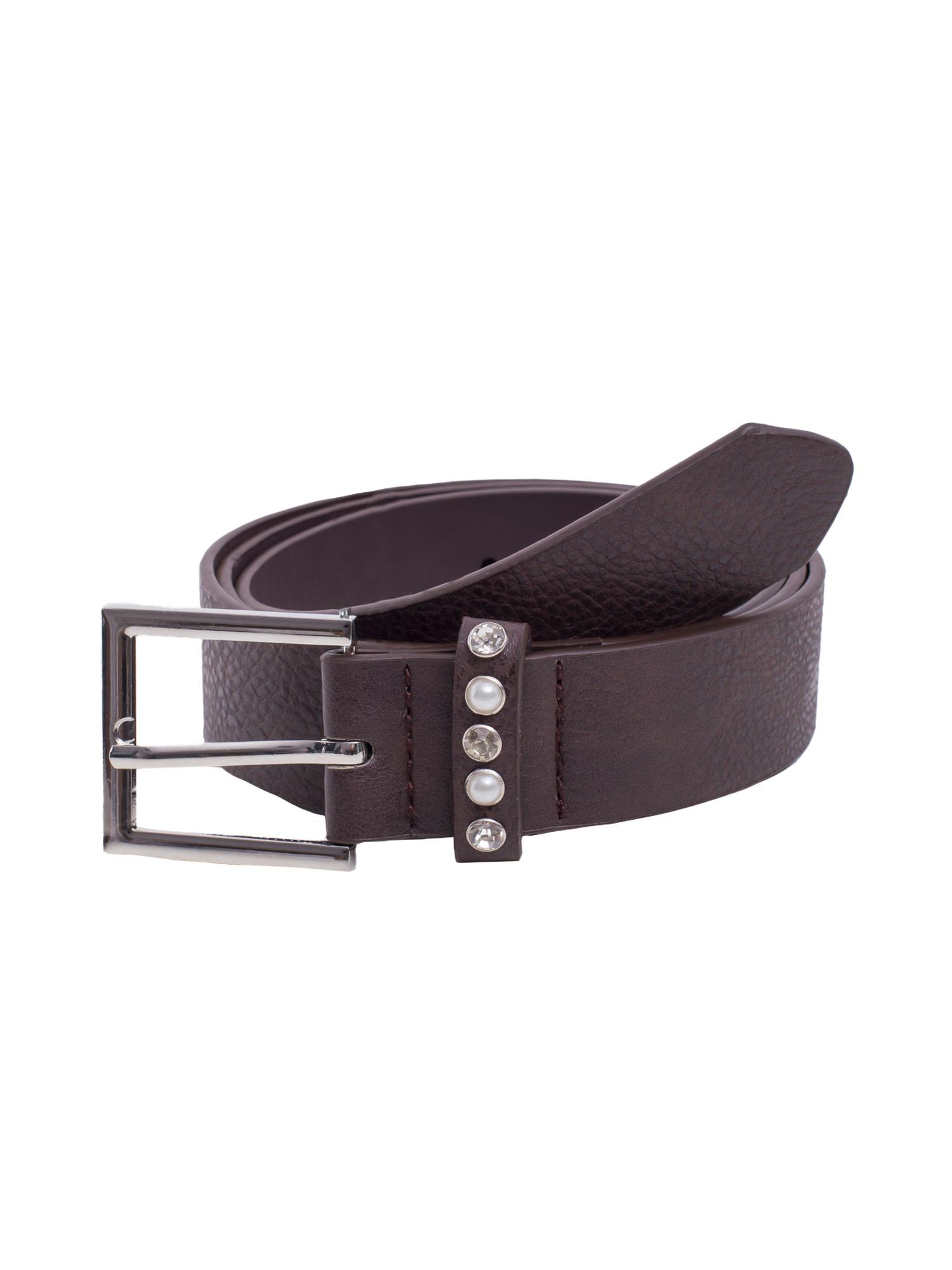 Curea maro pentru femei cu aplicare