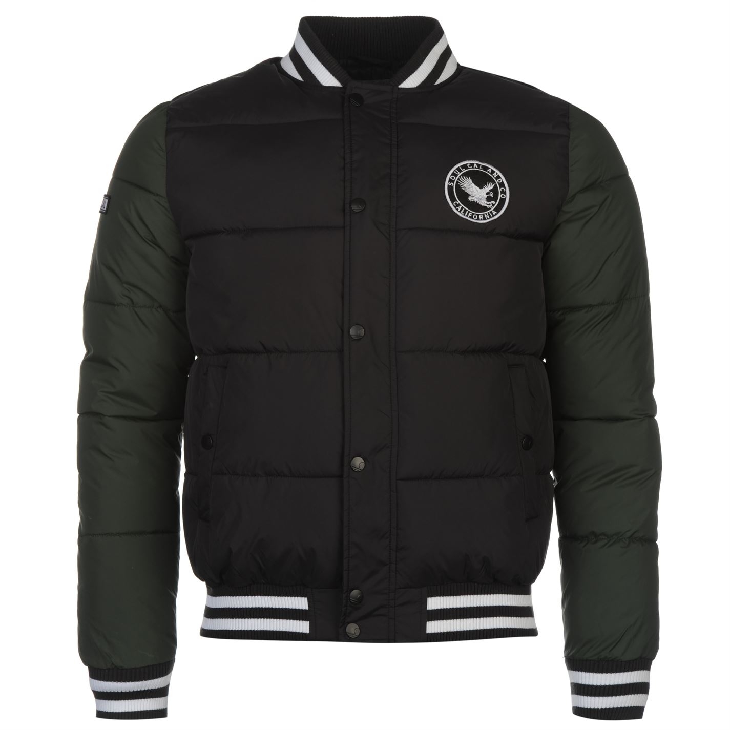SoulCal Varsity Bomber Jacket Mens