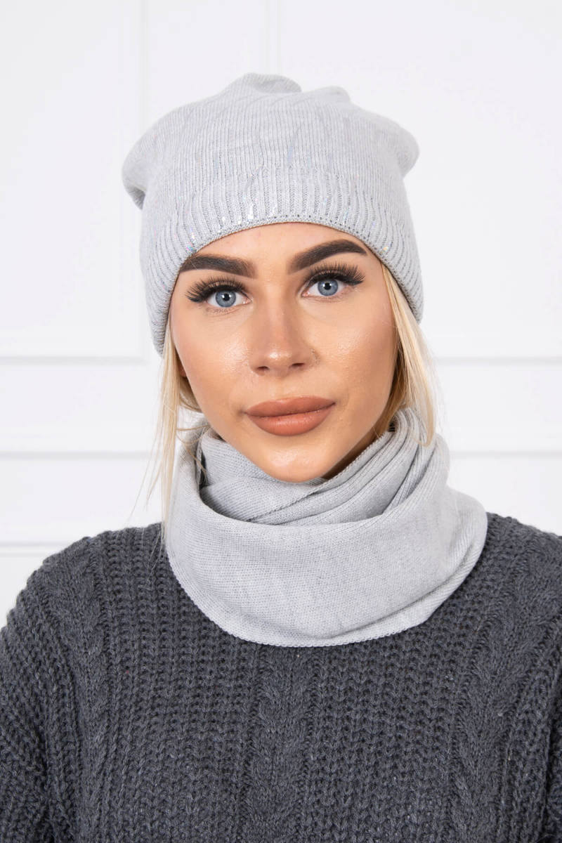 Women's set K137 light grey