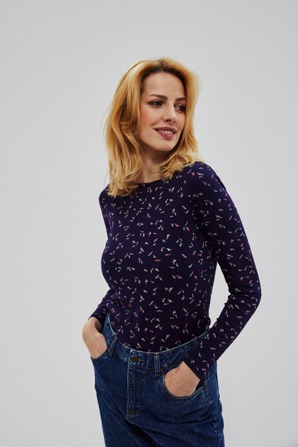Γυναικεία μπλούζα Moodo Patterned