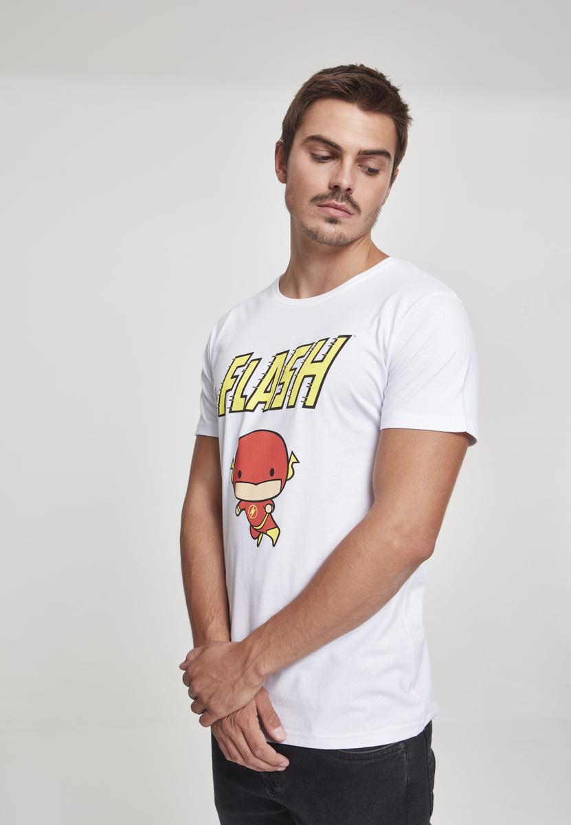 The Flash Comic Tee white