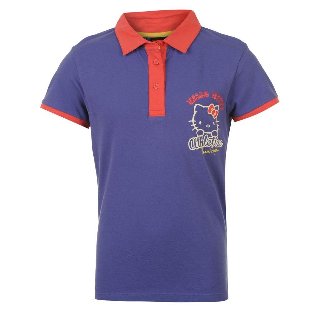 Hello Kitty Kitty Kitty Polo Shirt Girls