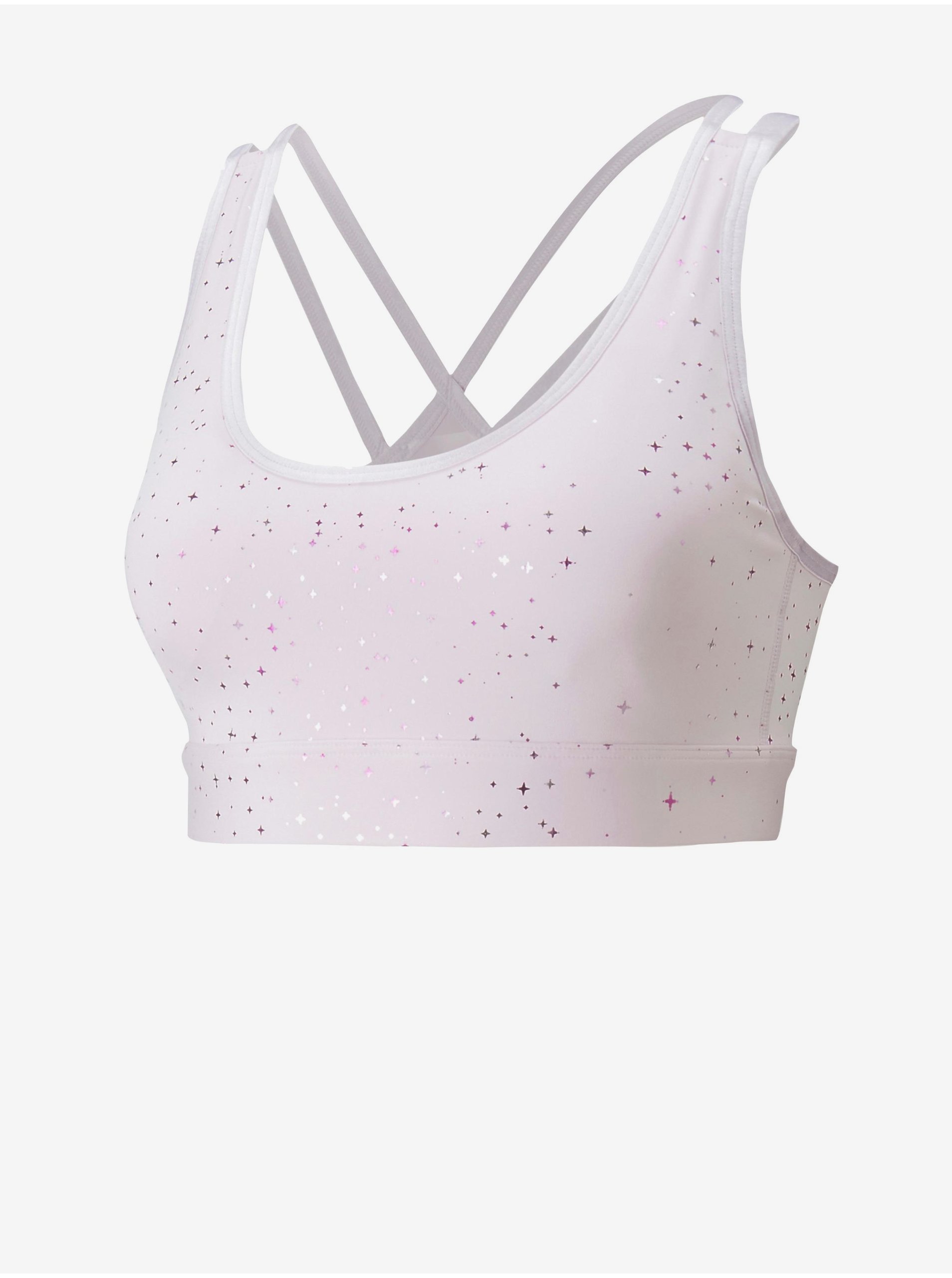 Light Purple Women's Patterned Sports Bra Puma - Women