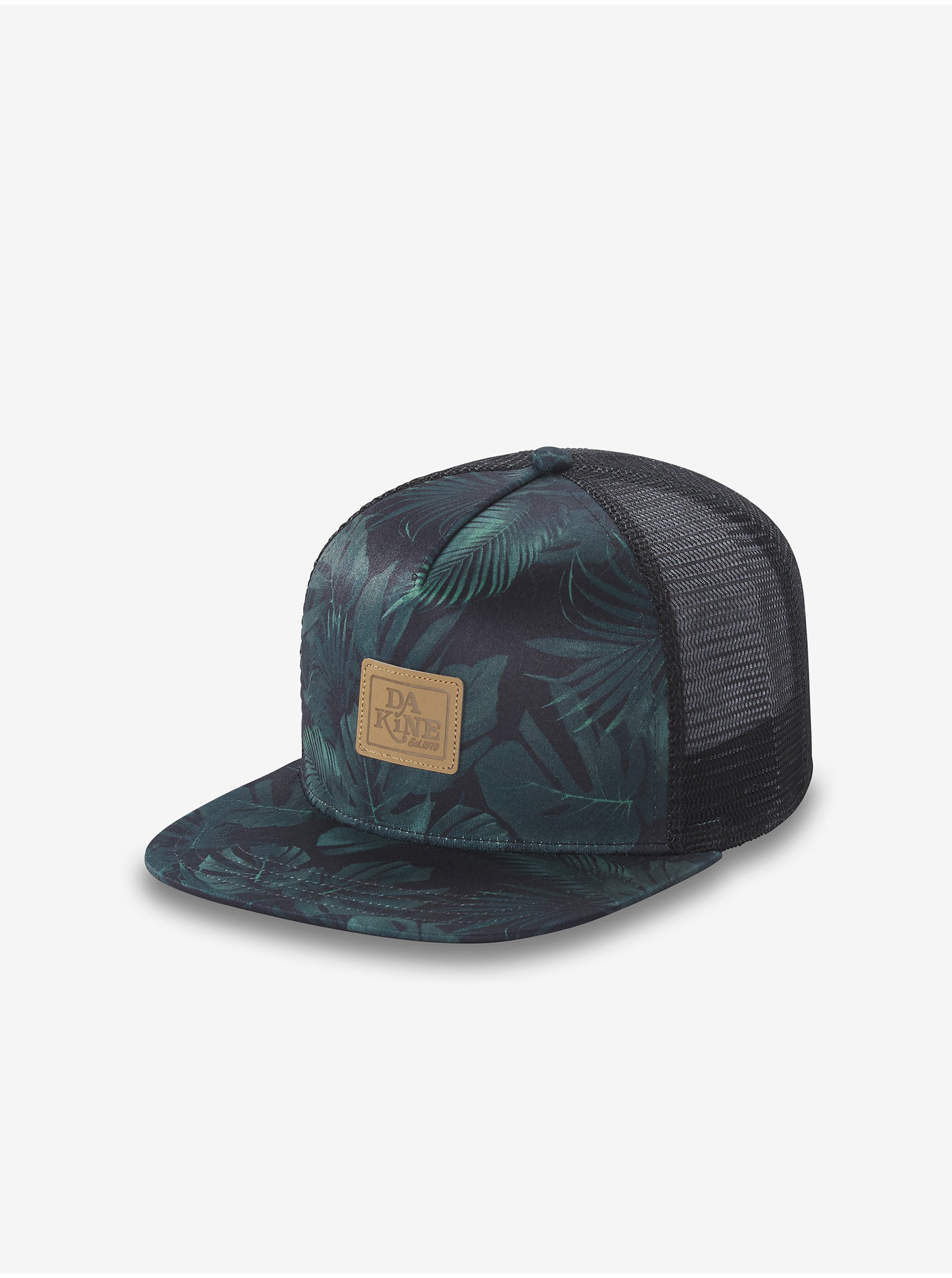Green and black men's patterned cap Dakine Hula Trucker