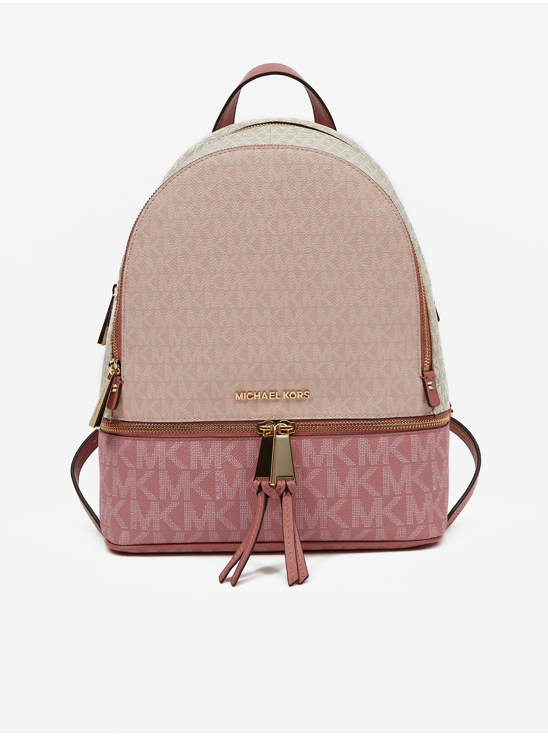 Pink Women's Patterned Backpack Michael Kors Rhea - Women