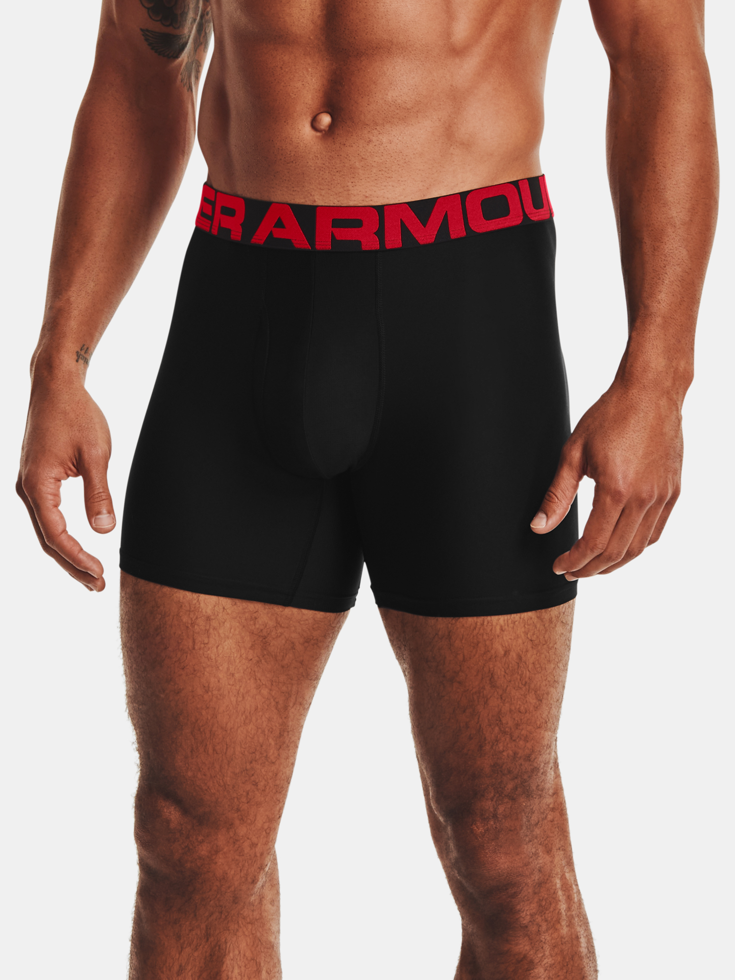 Under Armour Boxers UA Tech 6in 3 Pack-BLK - Mens