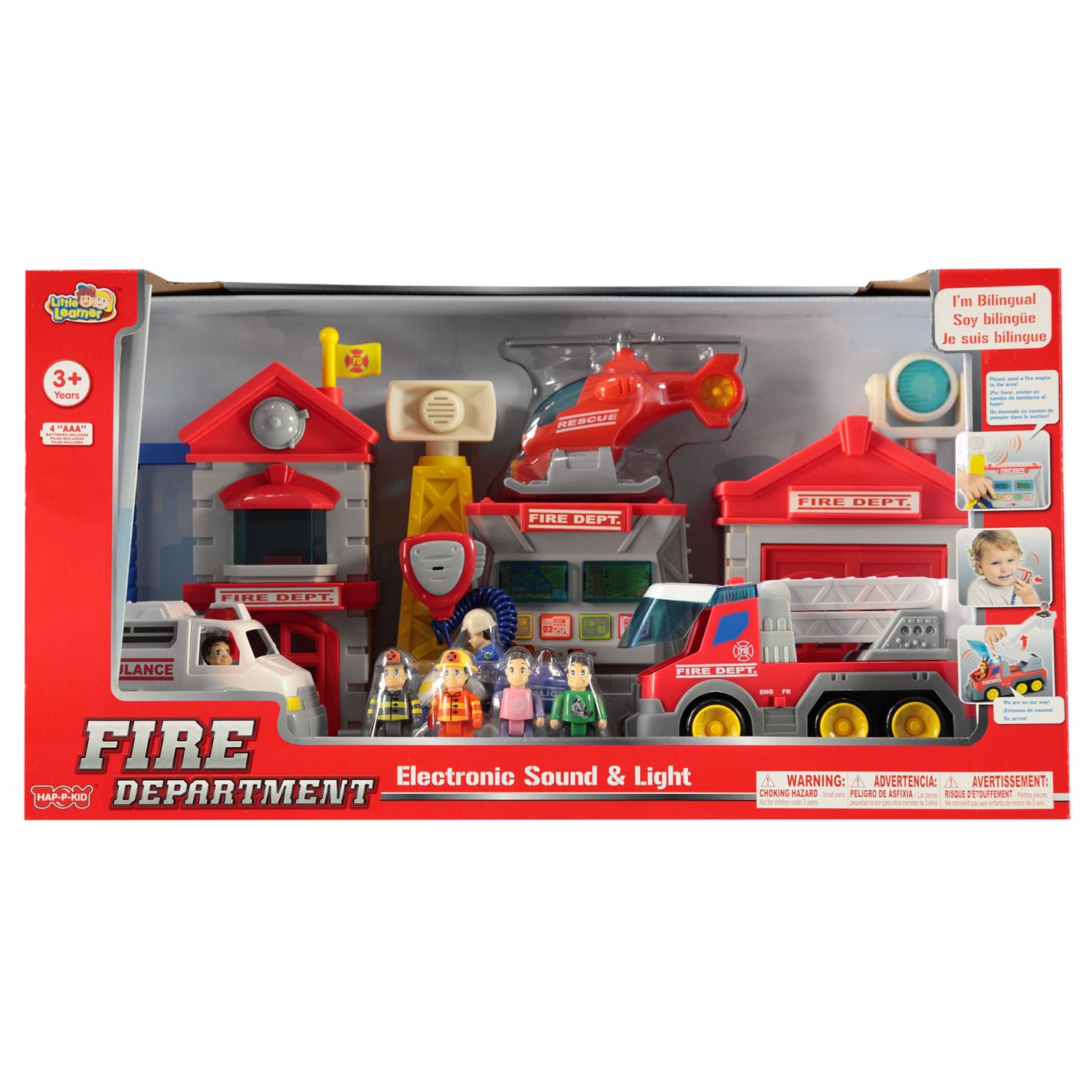 Happy Kid Fire Department Playset