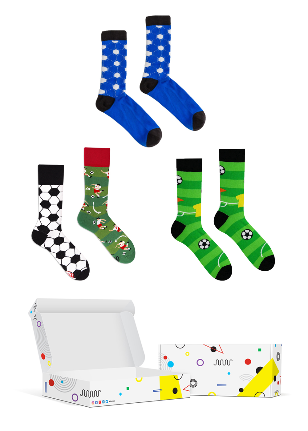 Set de sosete vesele COOLsocks Box